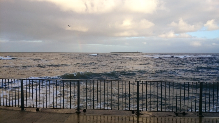 A brooding winter sea